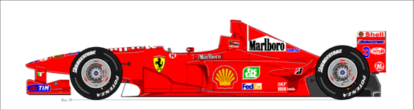 Lux's type collection - Ferrari F399 - 1999