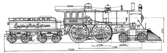 Lux's type collection - Empire State Express, No.999 - 1893