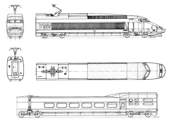 Lux's type collection - High Speed Trains